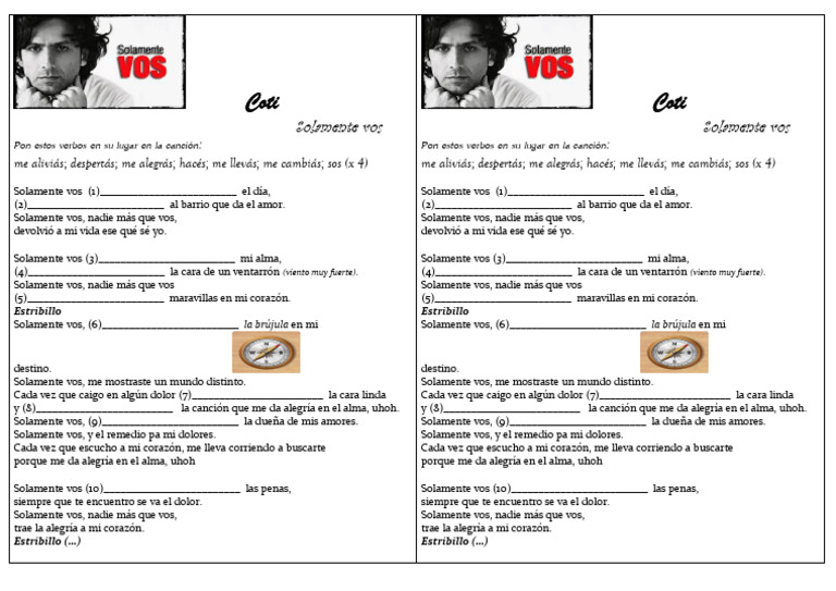 Solamente Vos, Coti | PDF