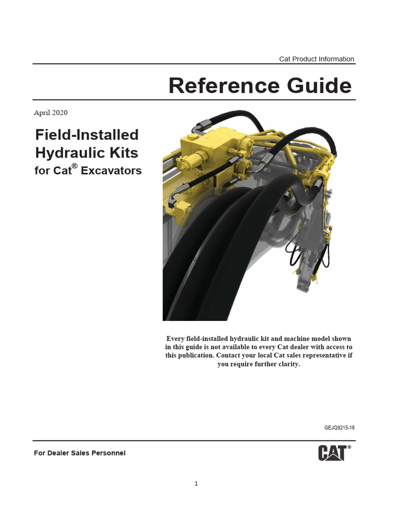 GEJQ9215-Hydraulic Kit Reference (English) | PDF | Engineering ...