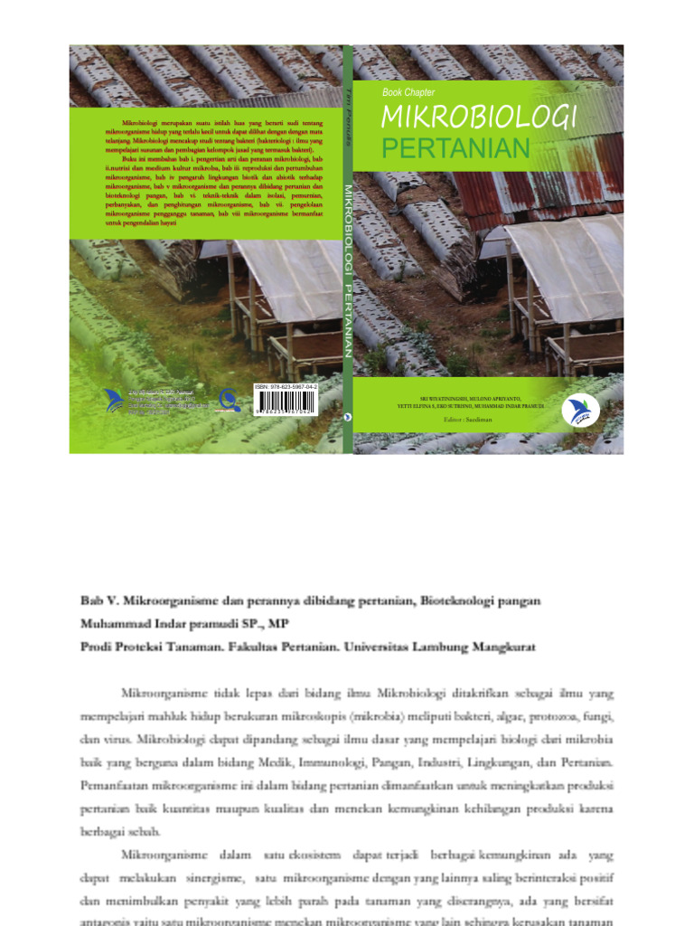 Mikrobiologi Pertanian Book Chapter | PDF Mikrobiologi Pertanian Book Chapter | PDF