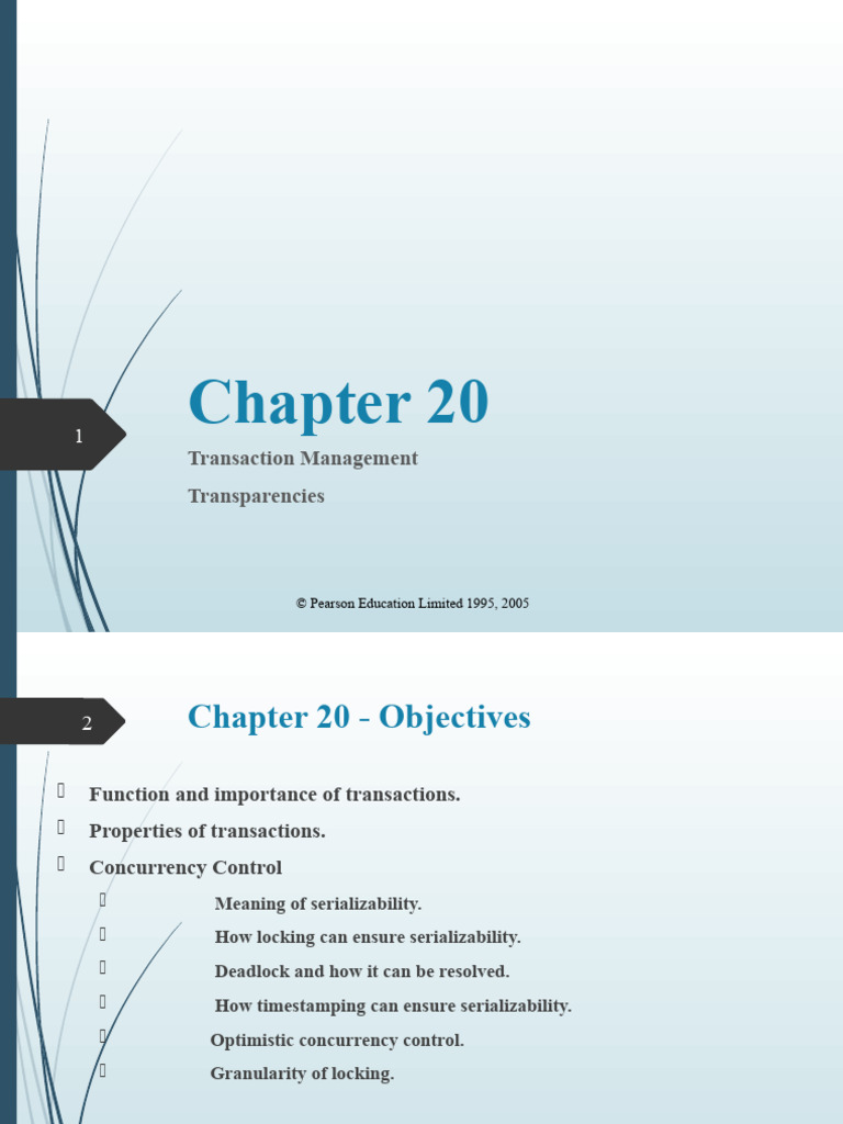 Ch20 Updated 2023 | PDF | Database Transaction | Distributed Computing