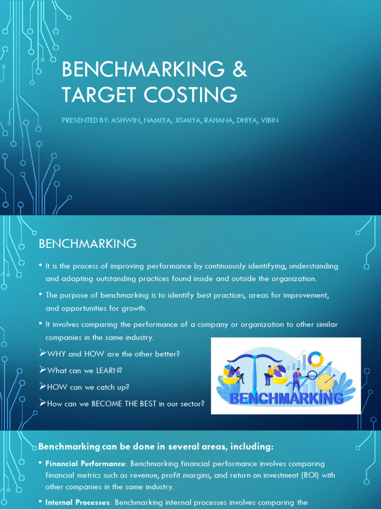 Benchmarking & | PDF | Benchmarking | Profit (Economics)
