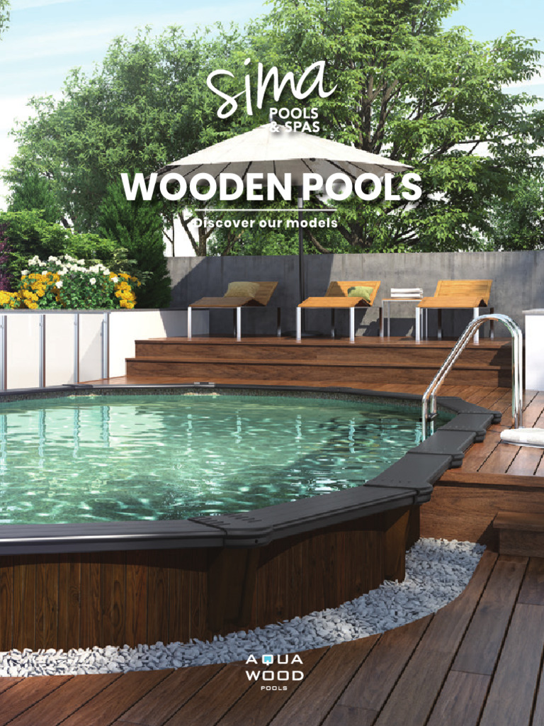 Sima Brochure-2023 Piscines Bois EN | PDF | Wood | Forest Products
