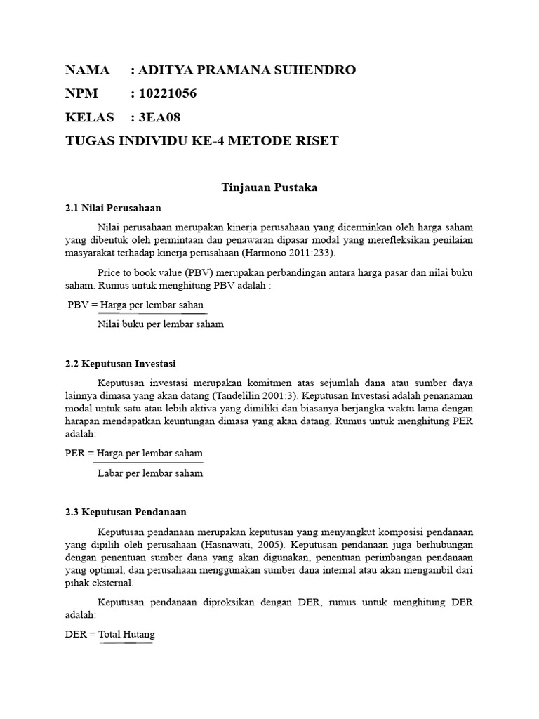3EA08 - Tugas Individu Ke-4 - 10221056 - Aditya Pramana Suhendro | PDF