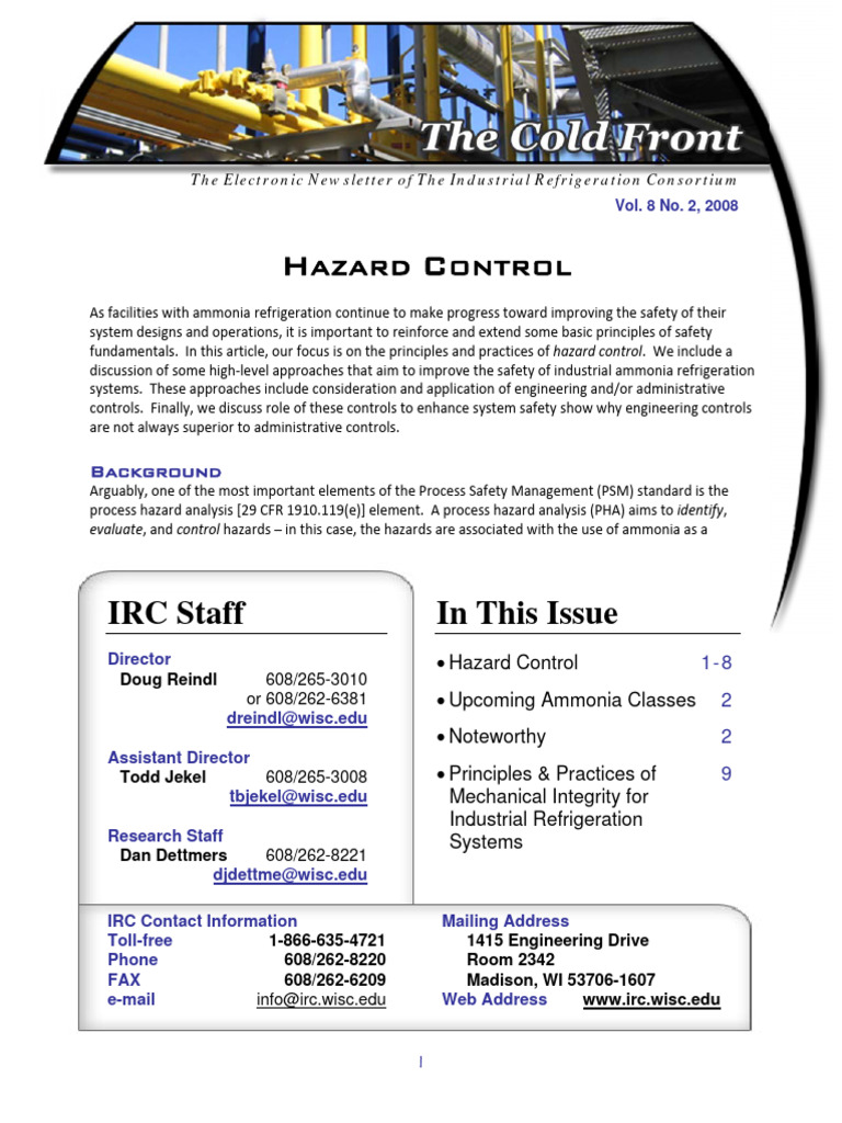 Hazard Control | PDF | Valve | Pump