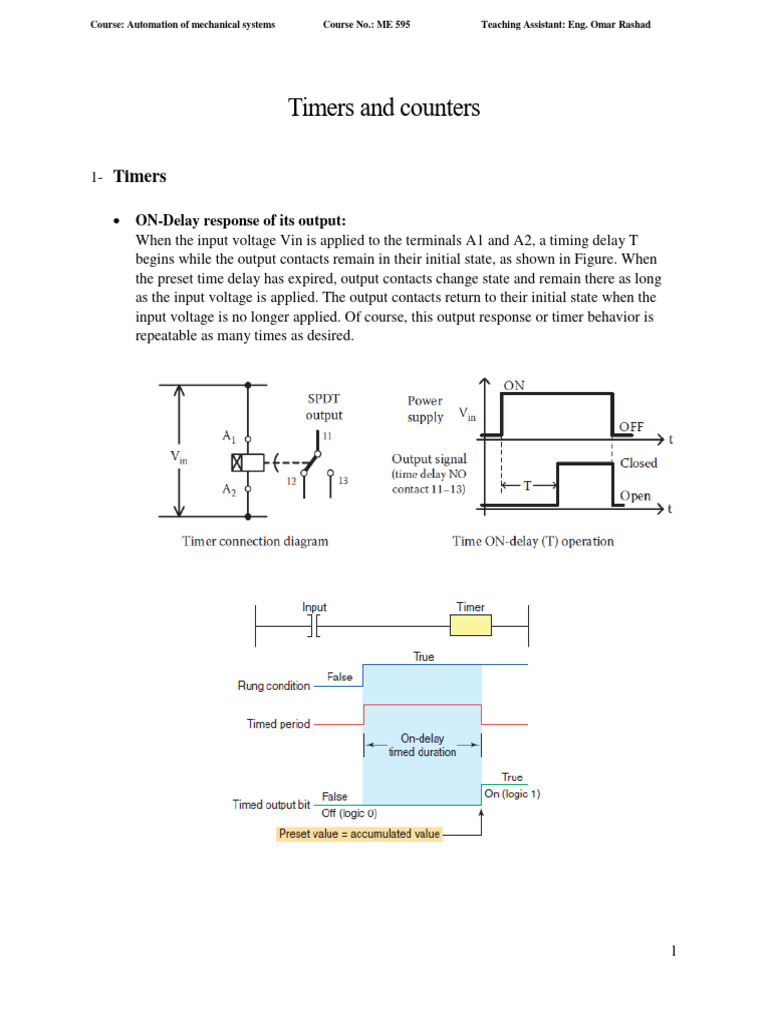 6-Timers and Counters | PDF