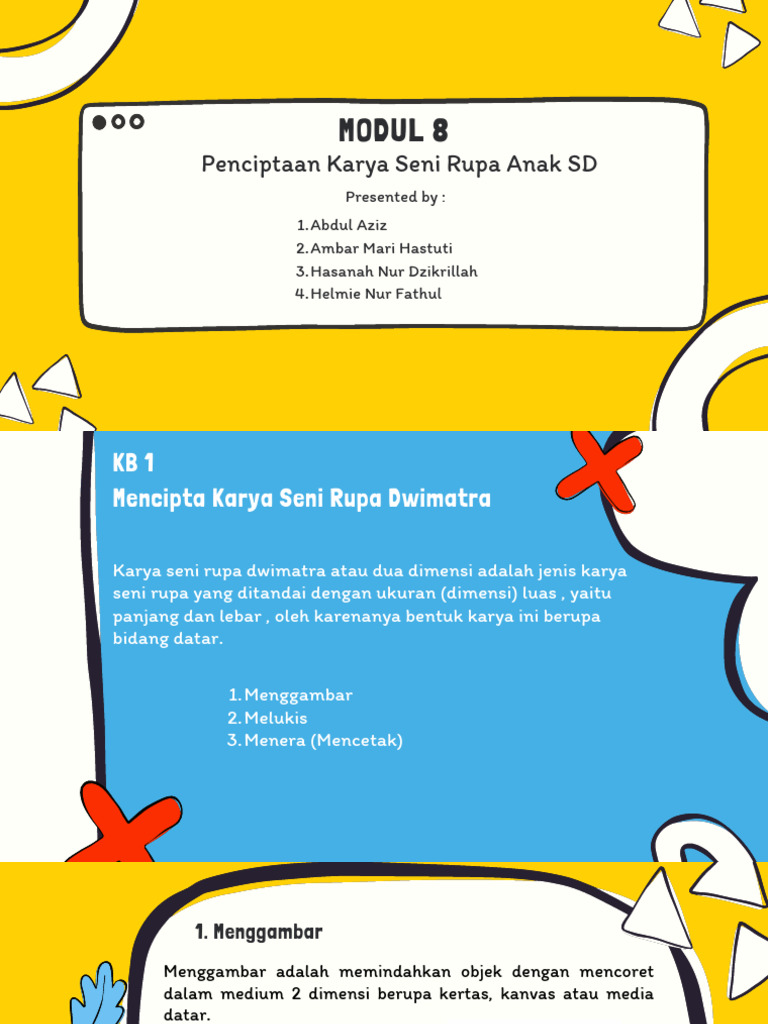 Modul 8, 9 Seni - Kelompok 5 | PDF