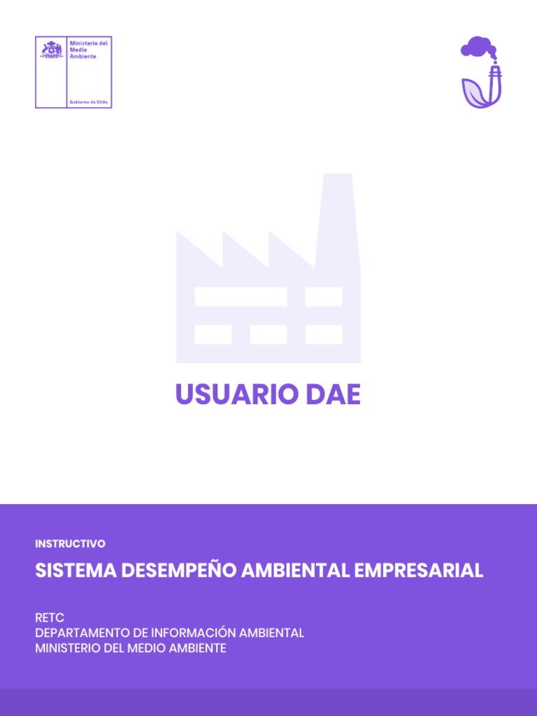 Manual DAE | Descargar gratis PDF | Contaminación | Al por menor