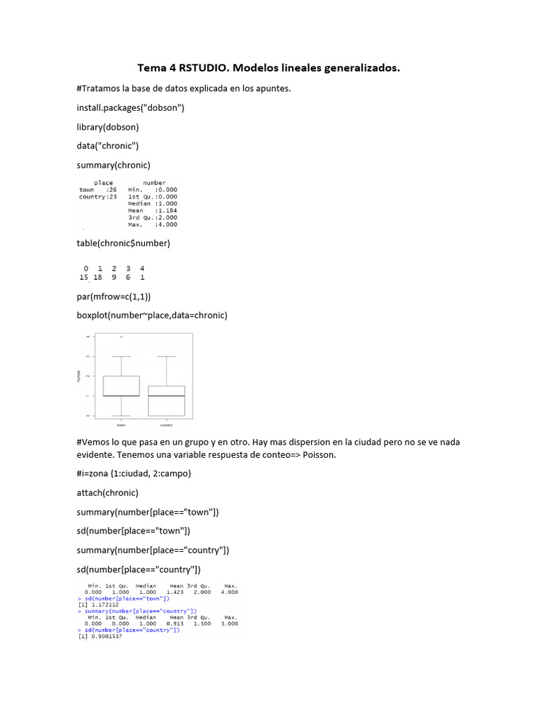 Tema 4 RSTUDIO | PDF | Estimador | Valor P