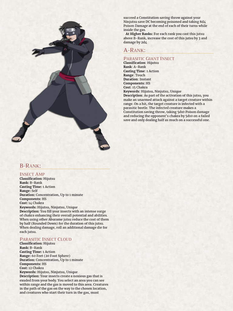 Naruto 5e Full Document 20 | PDF