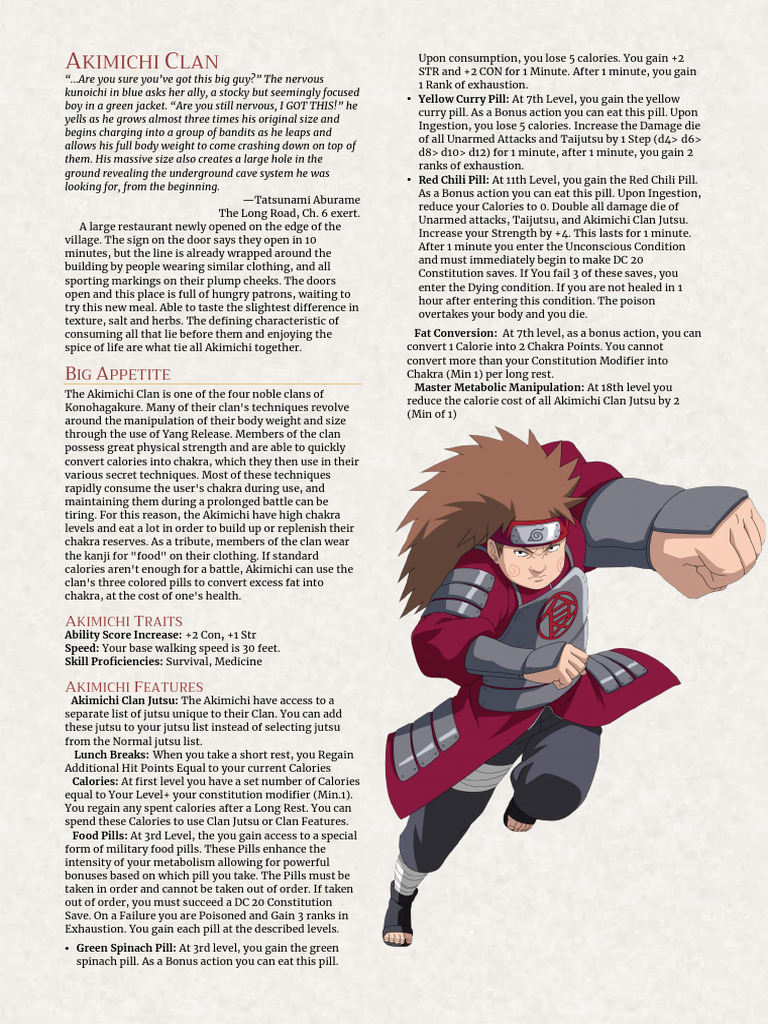 Naruto-5e-Full-Document-21 | PDF | Food And Drink | Nutrition