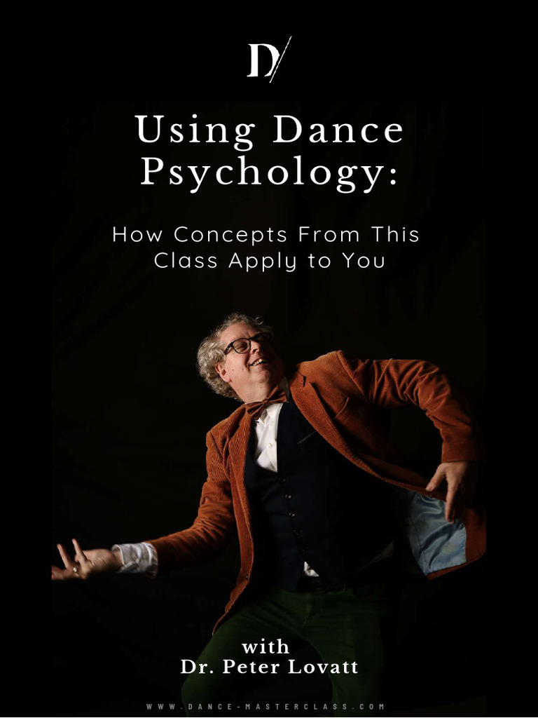 Peter Lovatt - Dance Psychology | PDF | Psychology | Adolescence