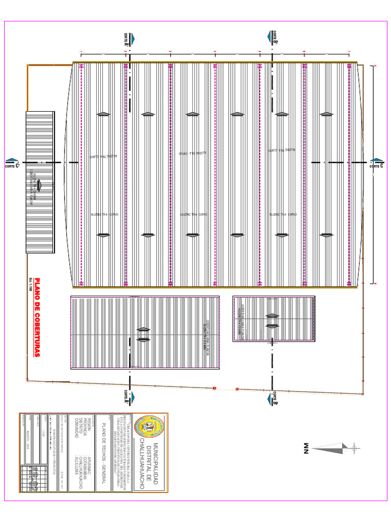 Plano de Techos - Centro Cultural Allilluma | PDF