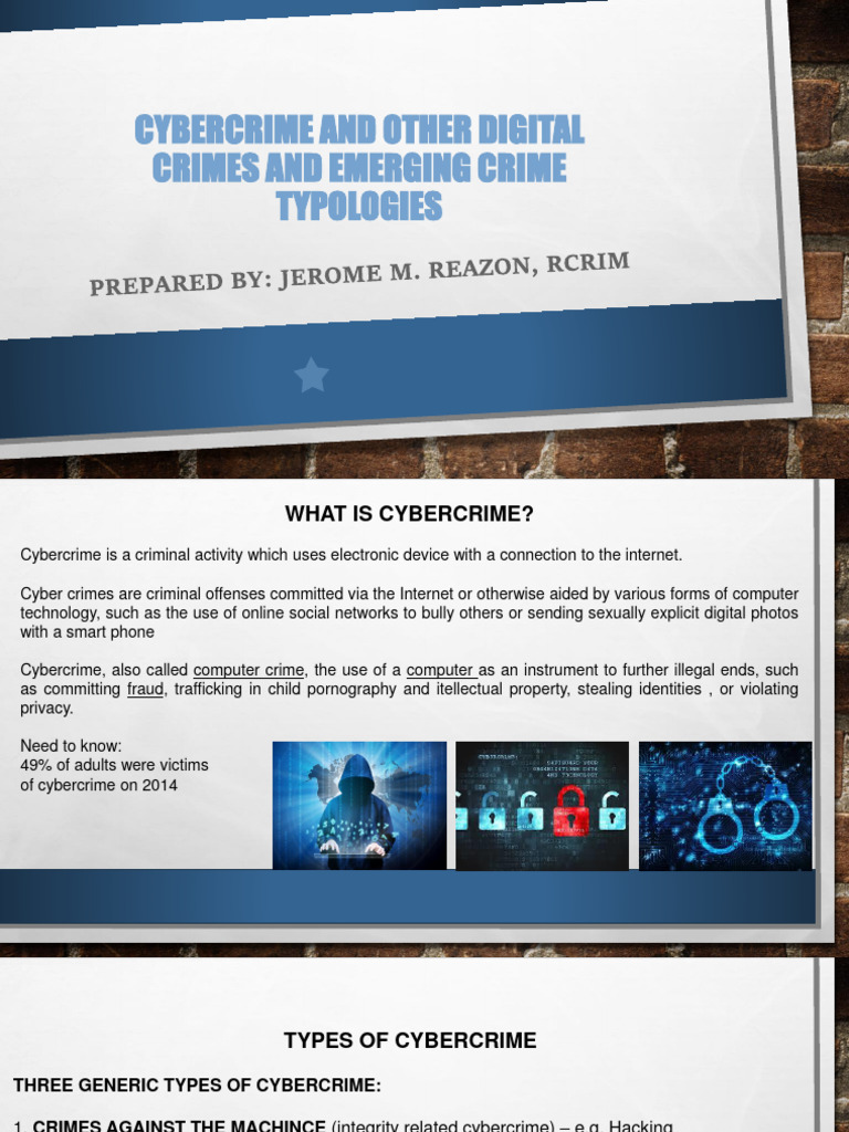 Cdi 311 - Cybercrime | Download Free PDF | Cybercrime | Computing