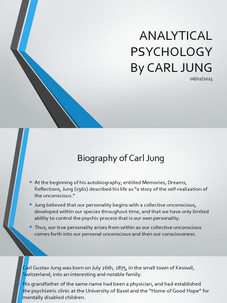 Carl Jung: Life and Analytical Psychology | PDF | Carl Jung ...