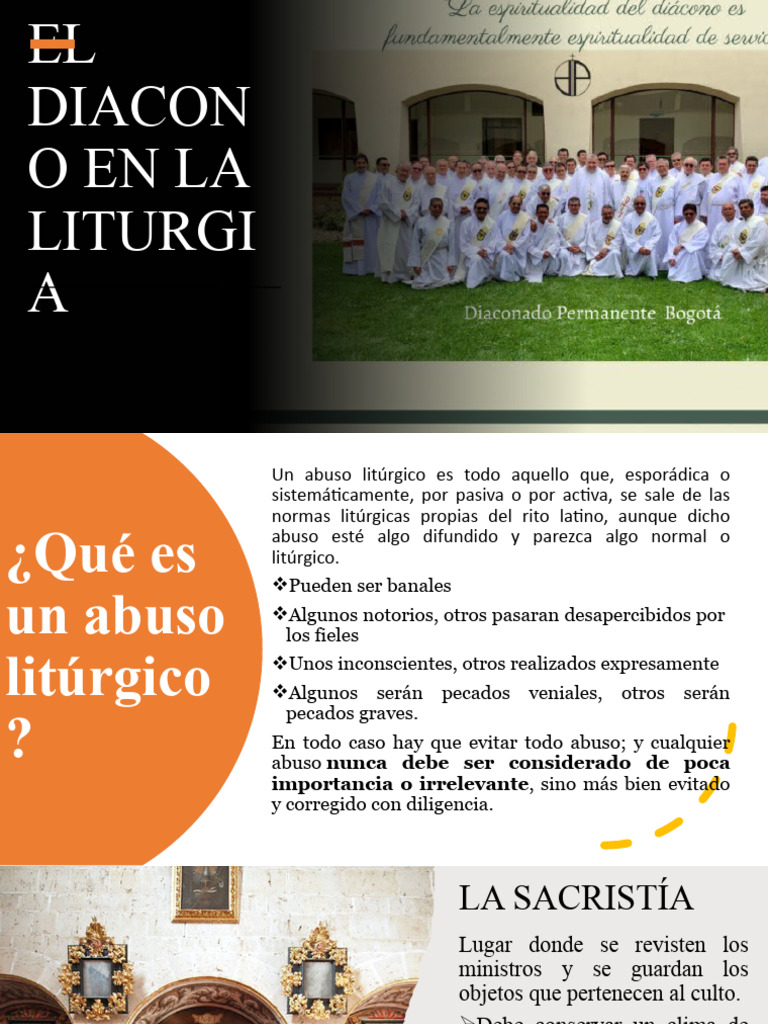 EL DIACONO EN LA LITURGIA | PDF | Misa (liturgia) | eucaristía