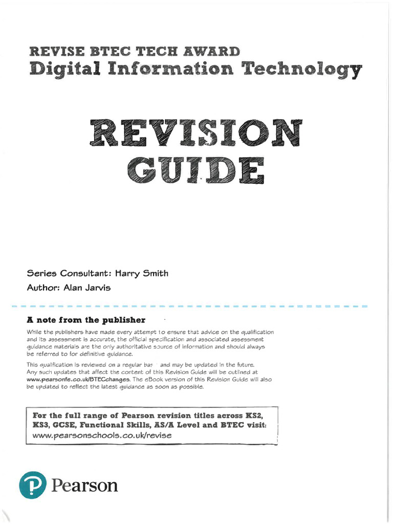 C3 EXAM DIT-Revision-Guide | PDF