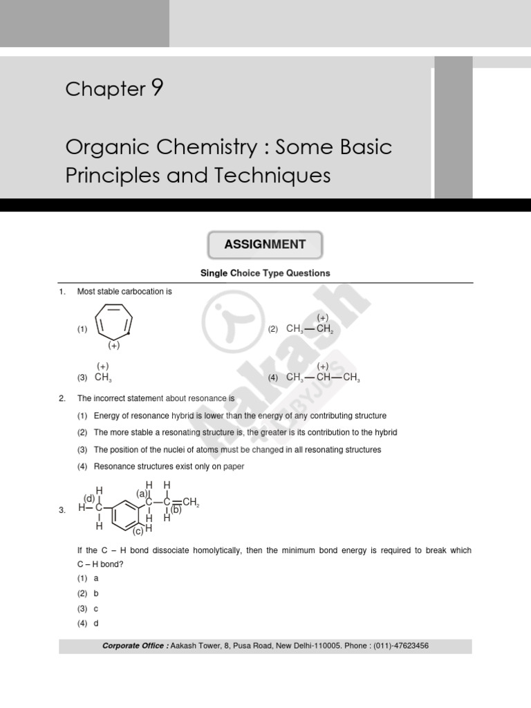 JEE Organic Chemistry Quiz | PDF | Nitrogen | Acid