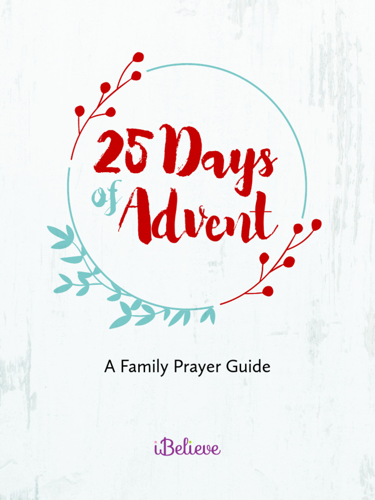 Family Prayer Guide for Advent | PDF | Jesus | Glory (Religion)