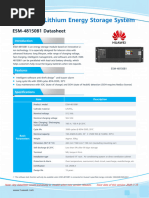 Huawei BoostLi ESM-48100B1 Datasheet (3U) A - (20190228) | PDF ...