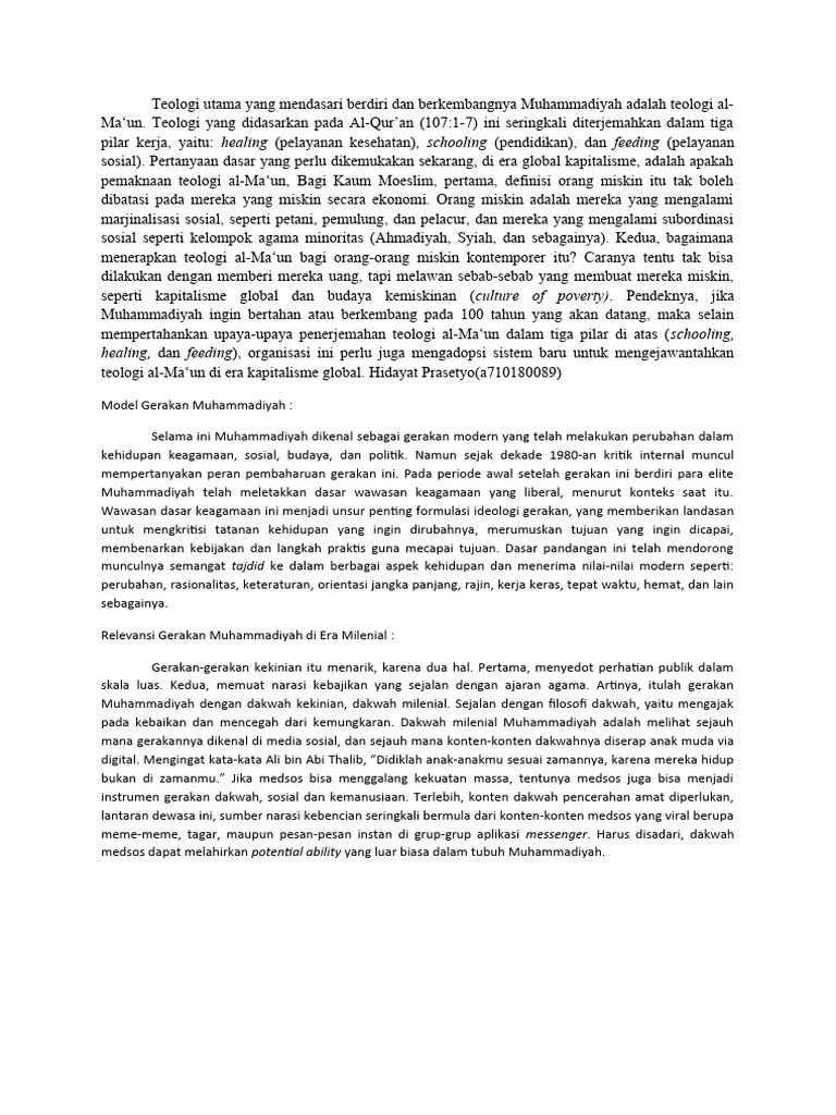 Gerakan Muhammadiyah | PDF