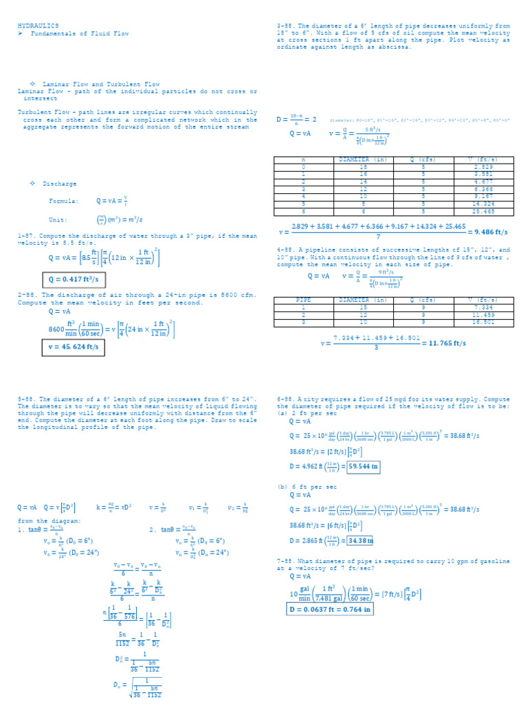 DISCHARGE | PDF | Fluid Dynamics | Discharge (Hydrology)