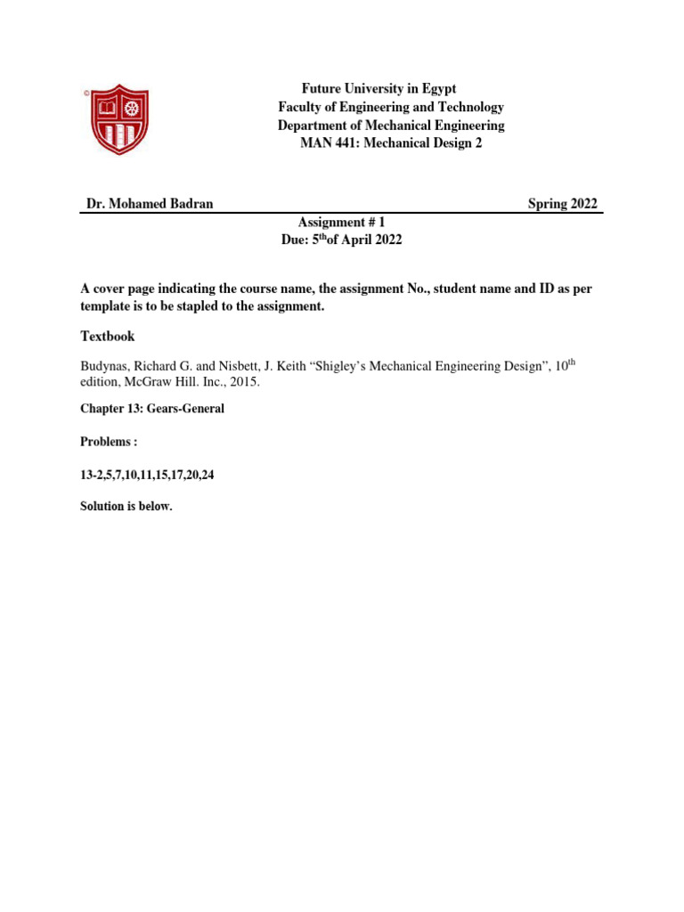 Assignment 1 Solution Pdf 