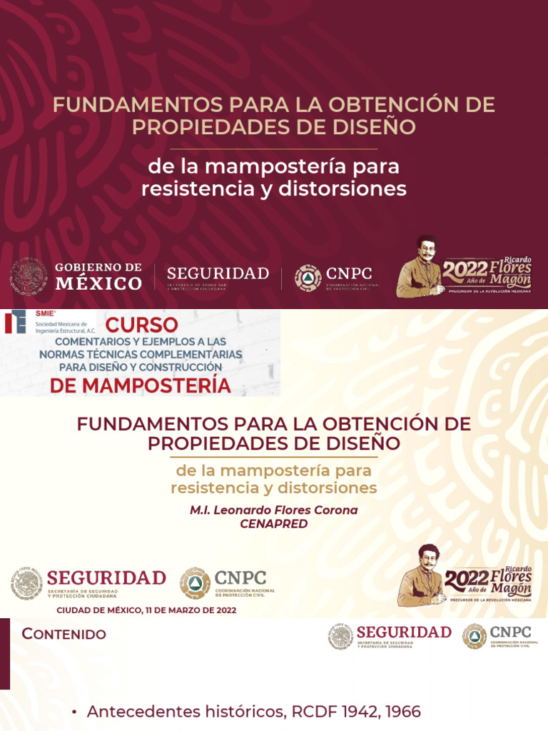 Fundamentos Obtencion Propiedades Diseno Mamposteria Distorsiones | PDF ...