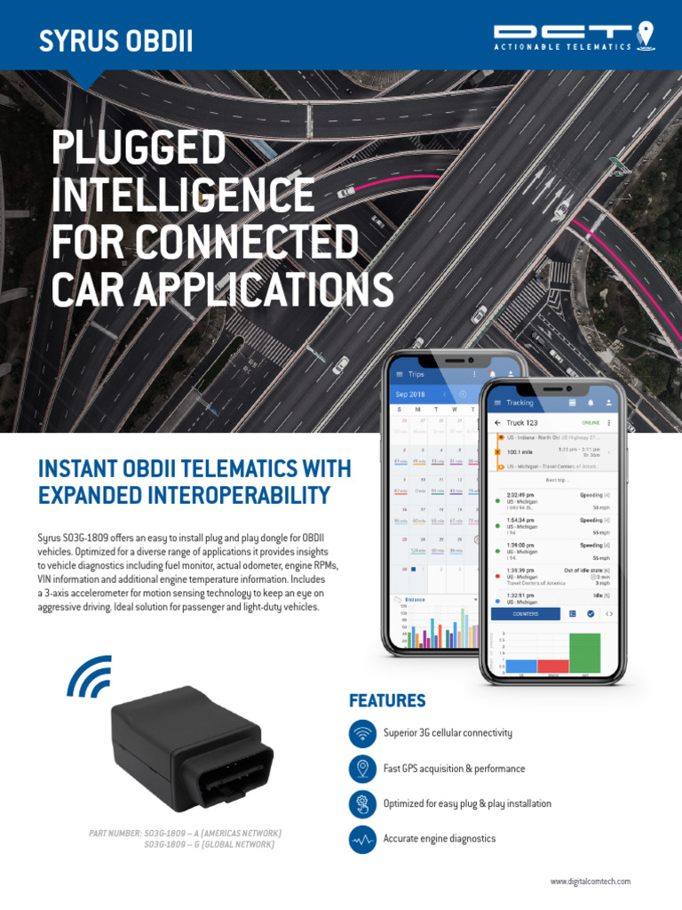 OBDII Datasheet | PDF | Computer Science | Information And ...