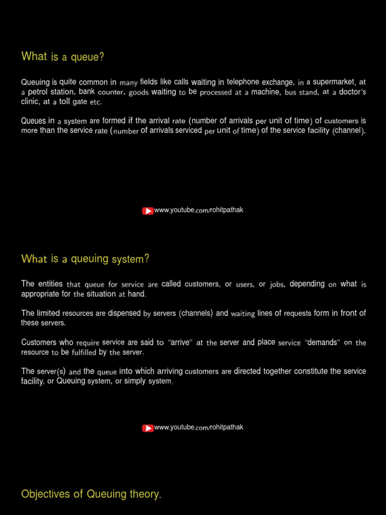 Queuing Theory Introduction | PDF | Applied Mathematics | Probability Theory