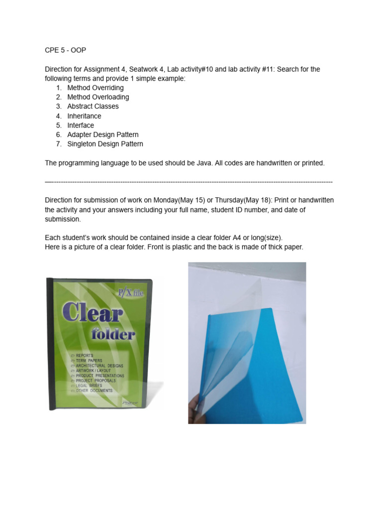 Cpe 5 Oop | PDF Cpe 5 Oop | PDF