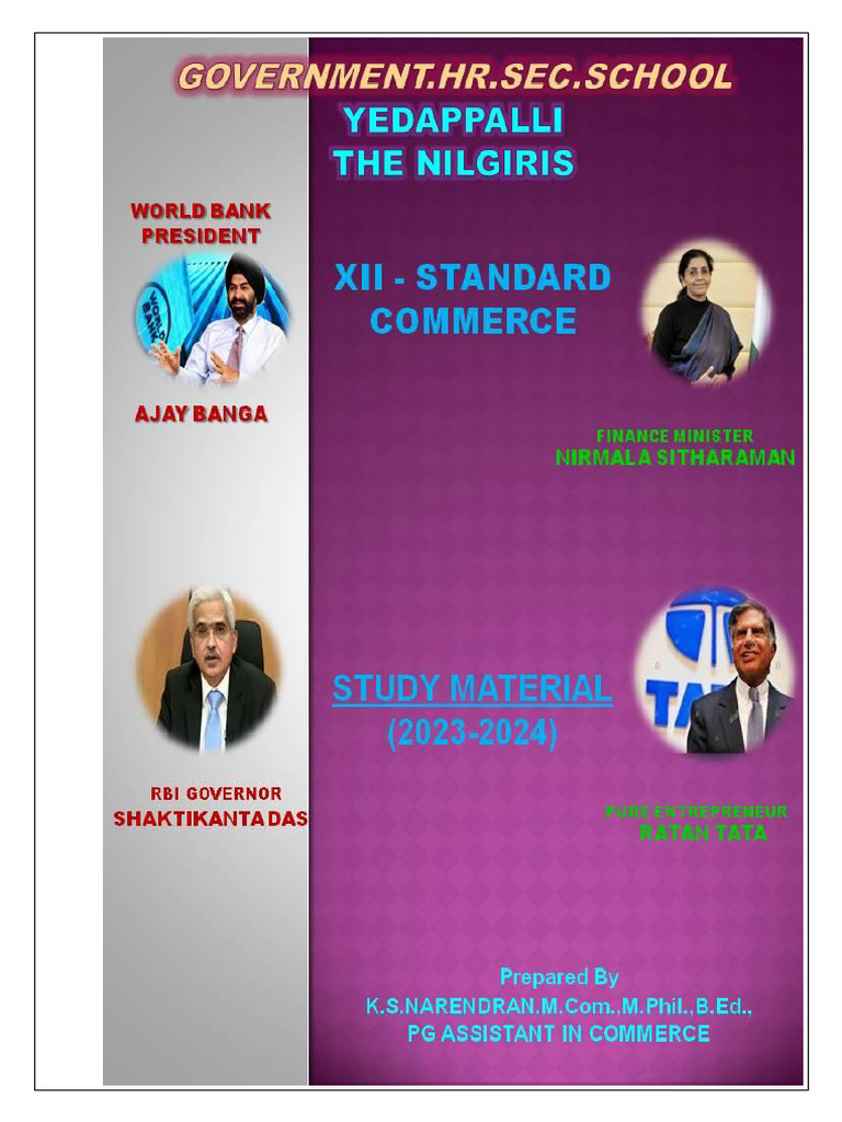 XII Commerce | PDF | Securities (Finance) | Financial Capital