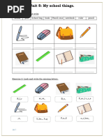 My Body - Grade 1 | PDF