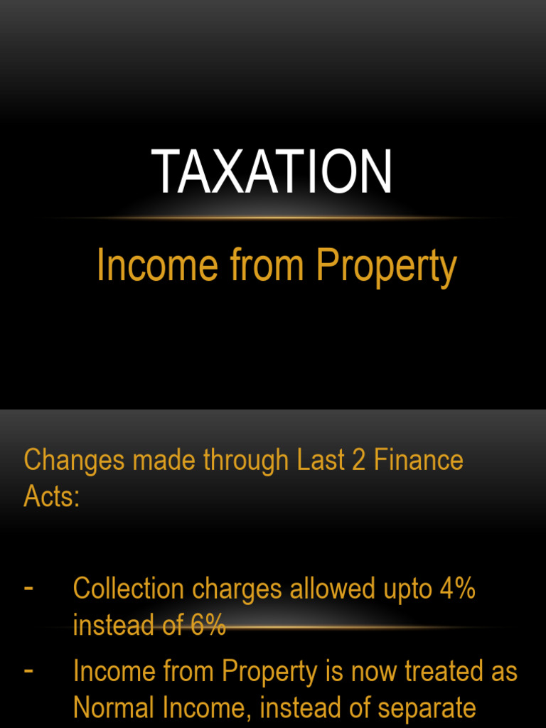 ATax - 04 - Property Updated | PDF | Taxes | Income