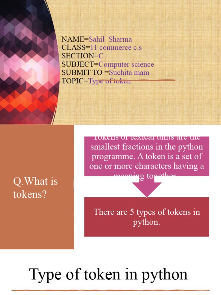 Sahil Sharma C.S Token | PDF | Reserved Word | Multiplication