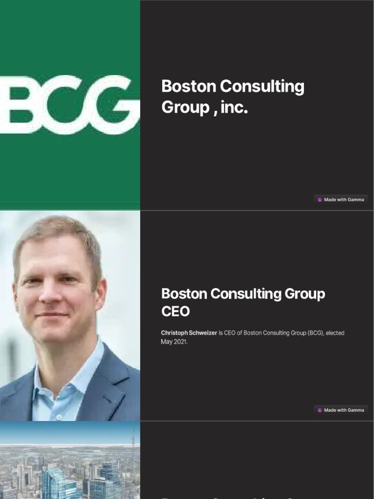 Boston Consulting Group Presentation | PDF