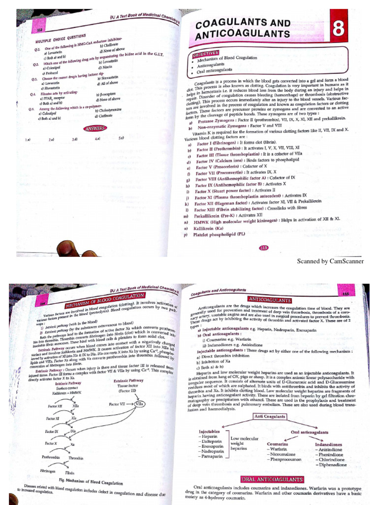 Coagulants and Anticoagulants | PDF