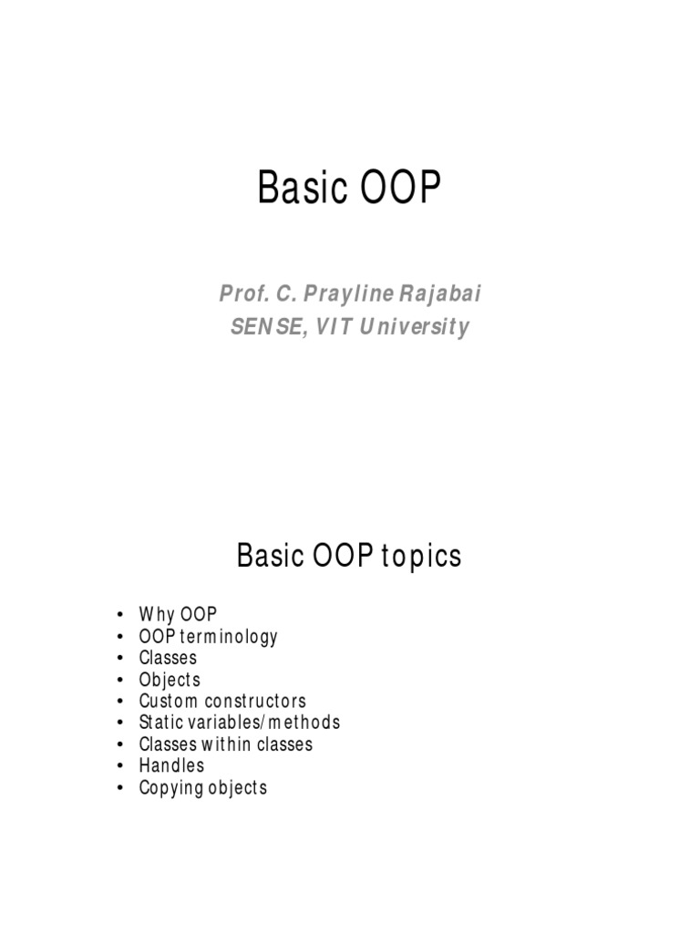 System Verilog OOP | PDF | Class (Computer Programming) | Object Oriented Programming
