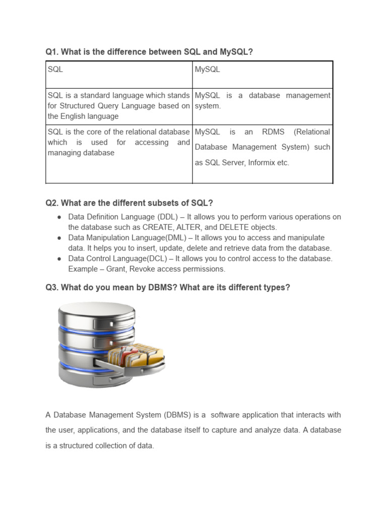 Top 115 SQL Interview Questions You Must Prepare in 2022 | PDF | Relational Database | Databases