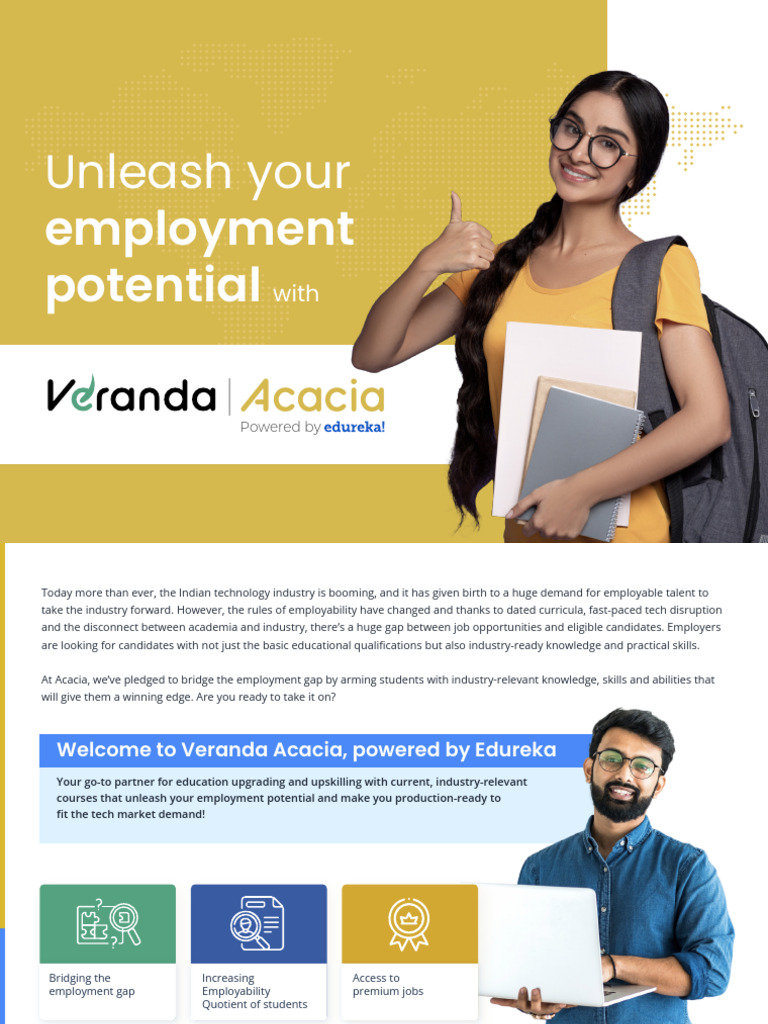 Edureka Acacia Brochure - Final | PDF | Recruitment | Educational ...