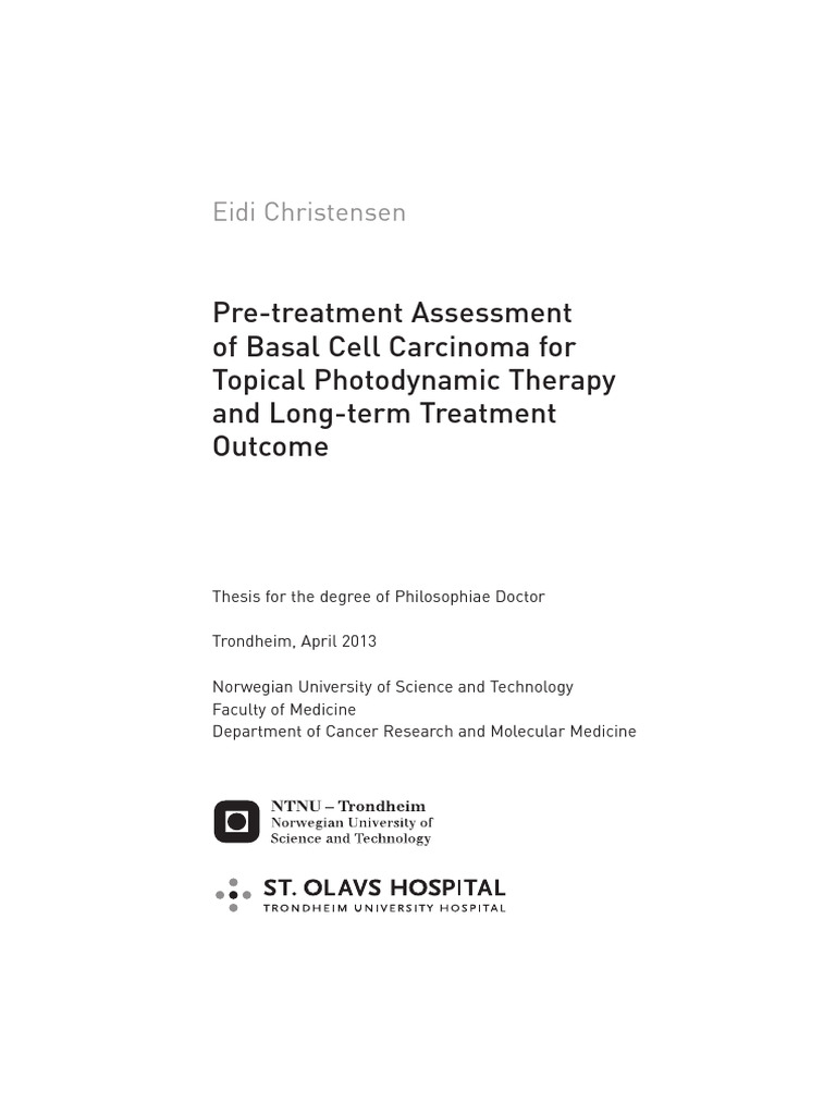 Assessment of BCC With PDT | PDF