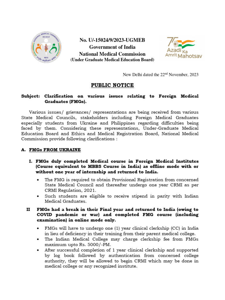 Public Notice FMG | PDF