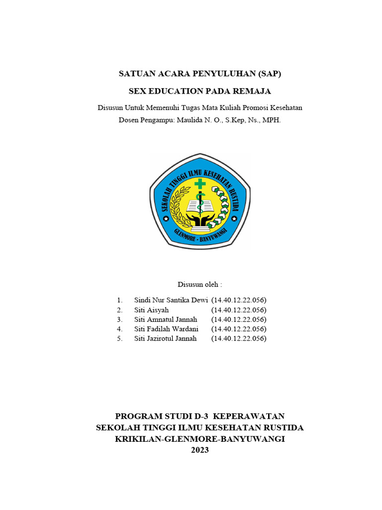 Sap Sex Education Pdf