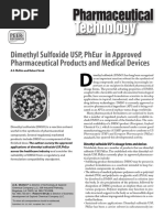 DMSO Health and Safety Information | PDF | Dimethyl Sulfoxide | Toxicity