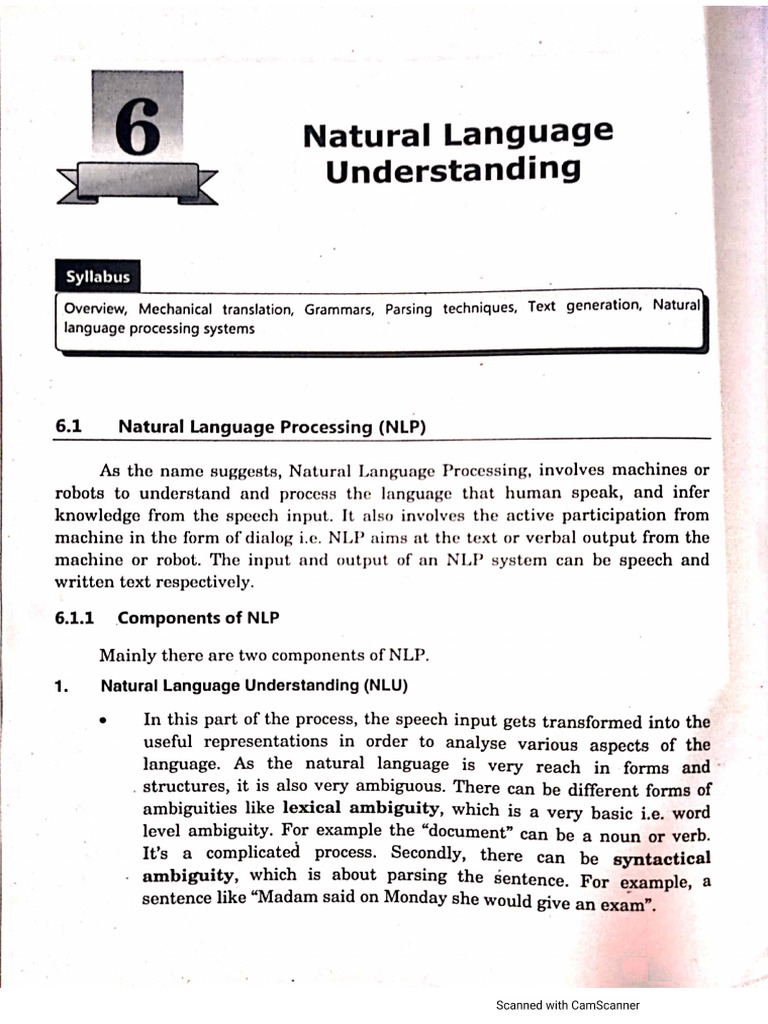 Artificial Intelligence Ch-6 | PDF