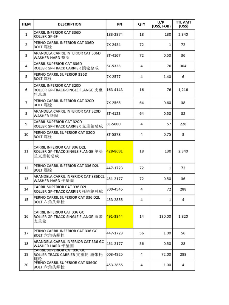 Quotation For Quarry Request - 231215 | PDF | Components | Joining