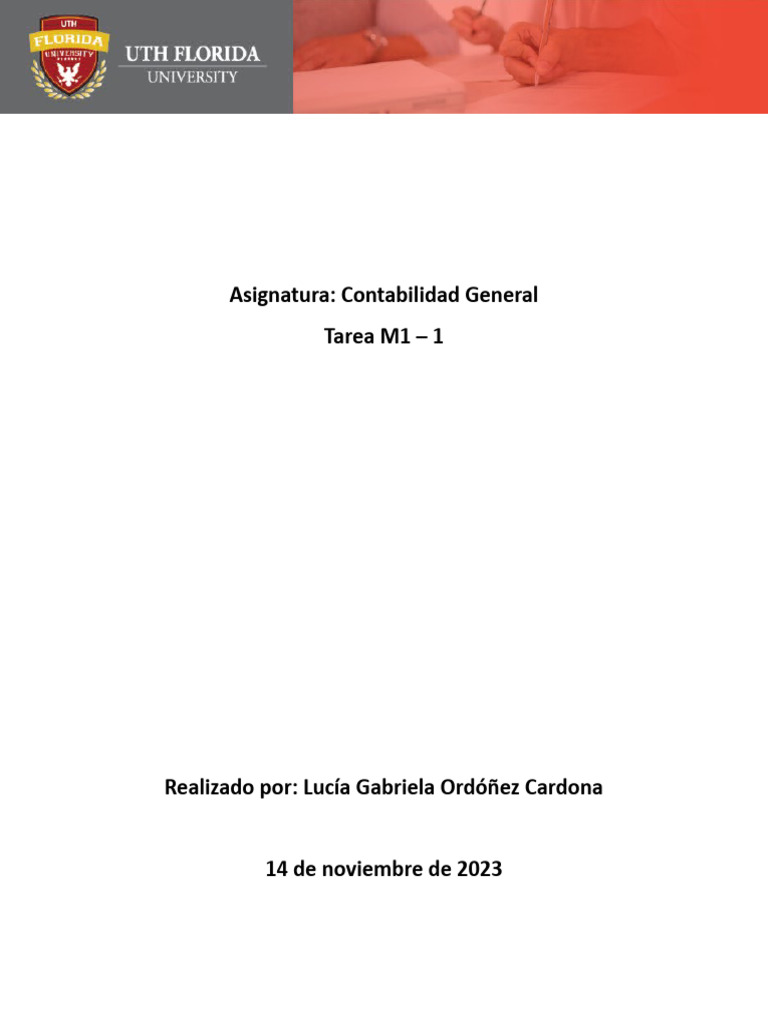 Tarea M1-1 Contabilidad General | PDF | Estado financiero | Contabilidad Tarea M1-1 Contabilidad General | PDF | Estado financiero | Contabilidad