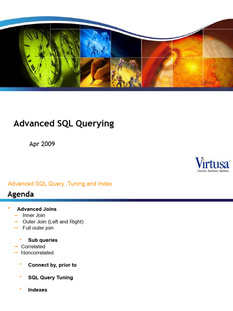 RBT - SSE - DW - RBT - SSE - Advanced SQL | PDF | Database Index ... RBT - SSE - DW - RBT - SSE - Advanced SQL | PDF | Database Index ...
