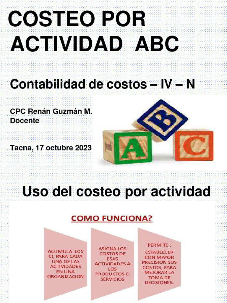 Metodo Abv | PDF | Costo | Business