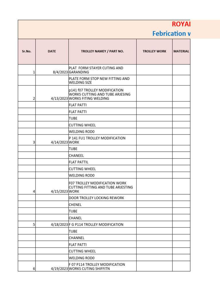 Presh Shop SHOP AUG-2023-R | PDF | Pipe (Fluid Conveyance) | Welding