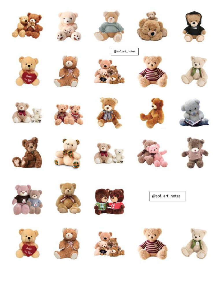 Stickers de Osos | PDF